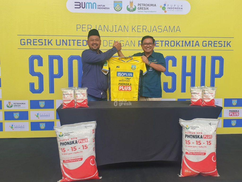 Petrokimia Gresik Resmi Sponsori Gresik United - info GRESIK