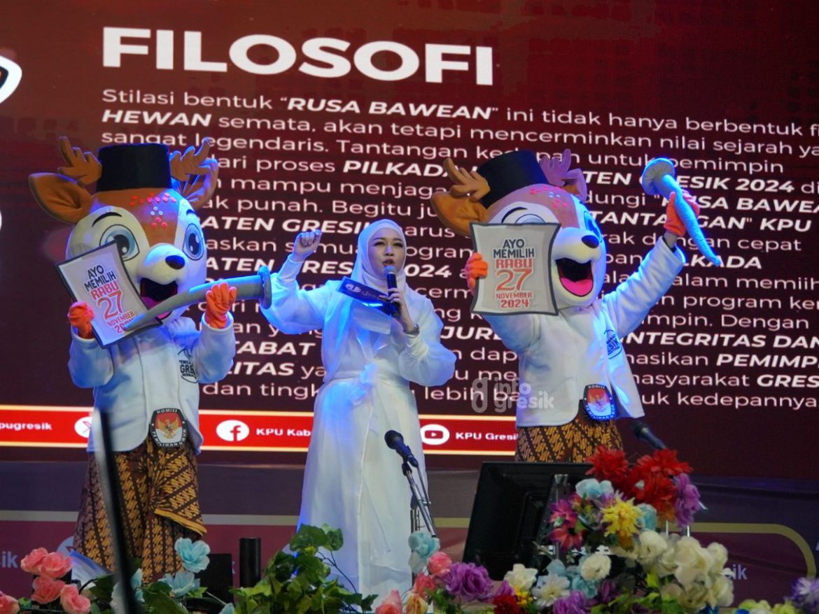 Rusa Bawean Terpilih Jadi Maskot KPU Gresik di Pilkada 2024 - info GRESIK